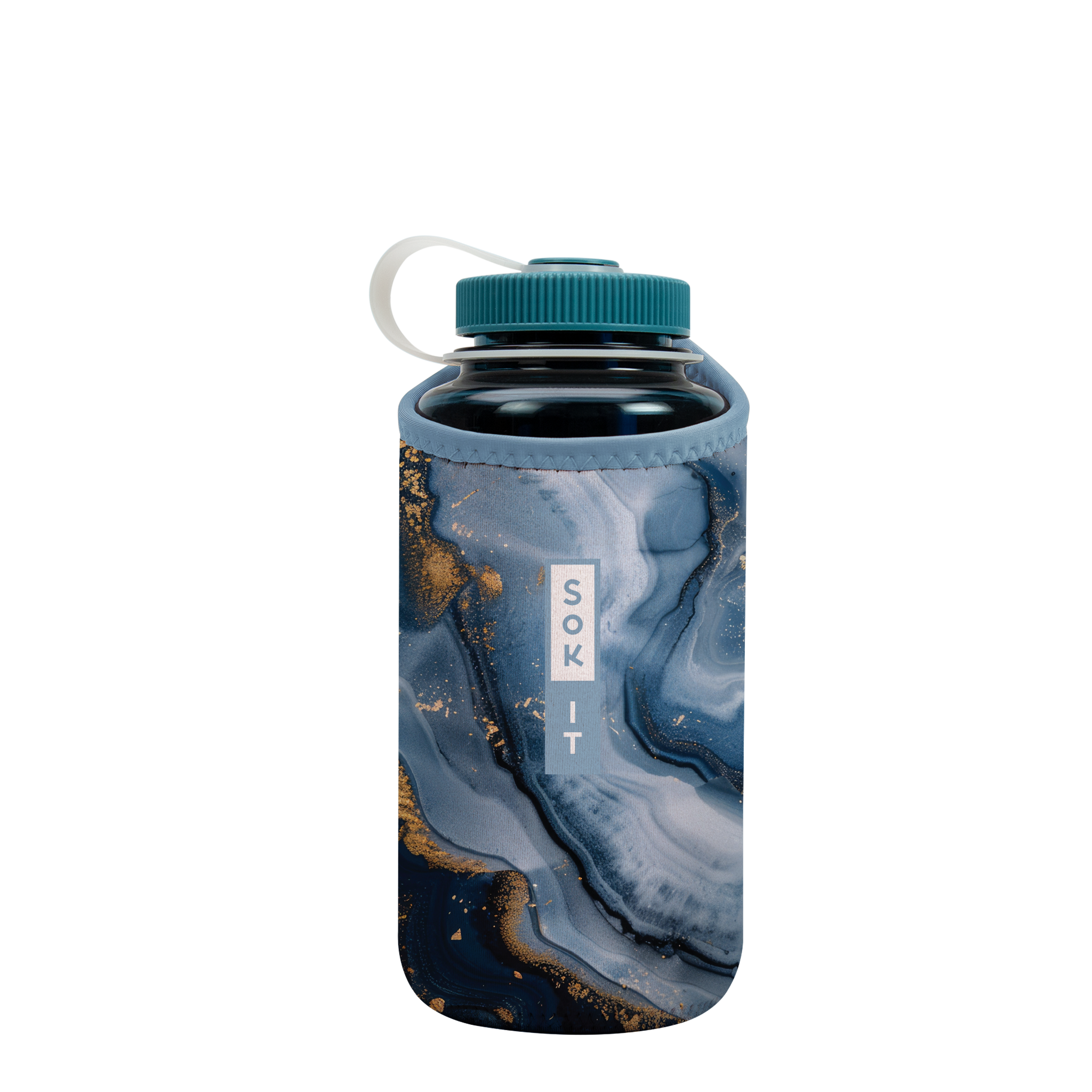 BotlSok for Nalgene Style Bottles - Sapphire Drift