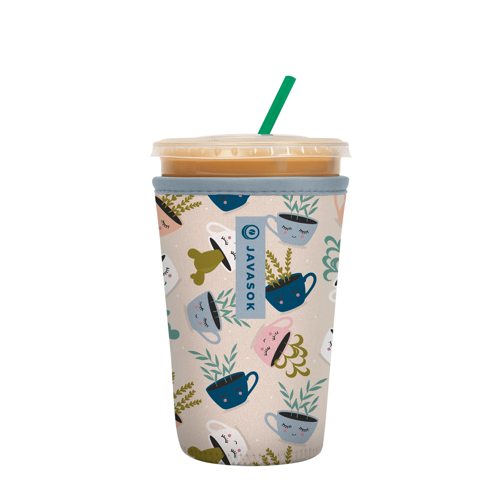 Sok-It-JavaSok-Botanical-Teacups-Medium-22-28oz-15.99-JavaSok-Novelty ...