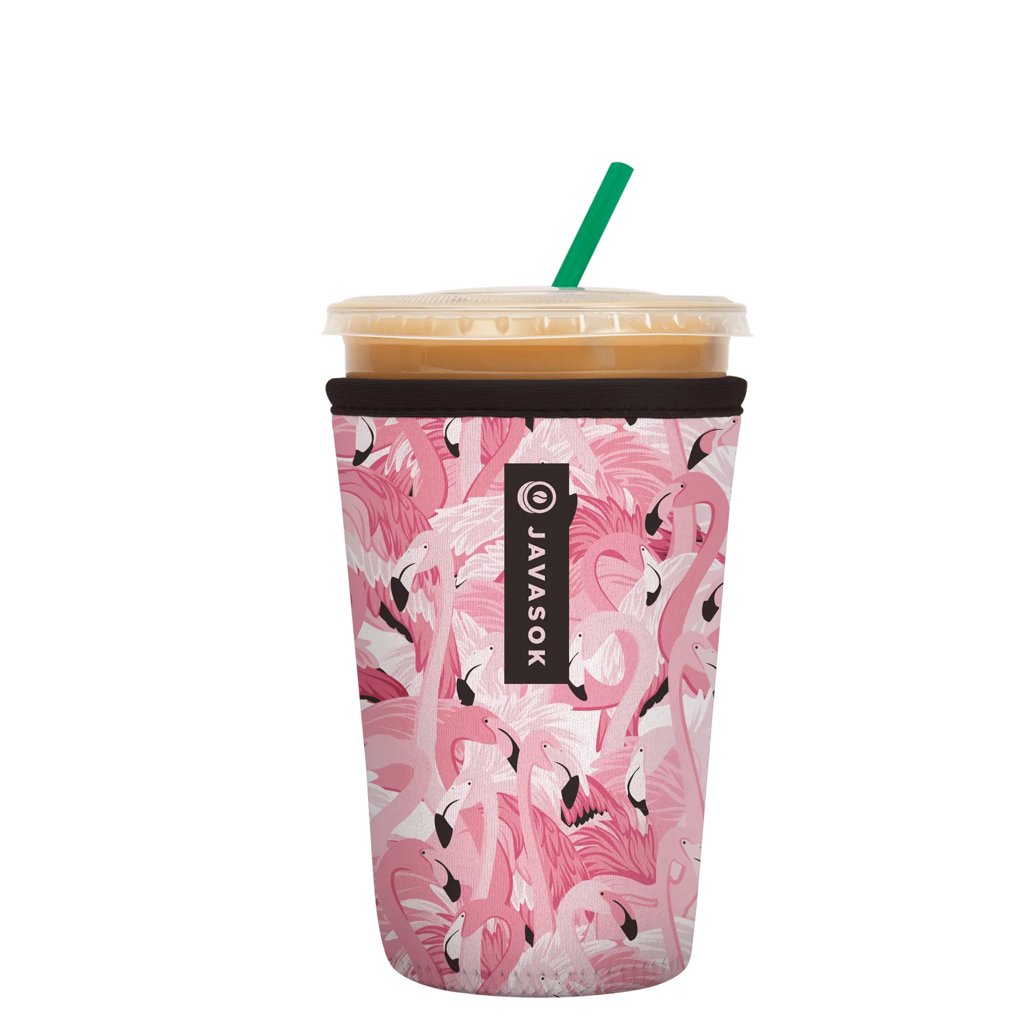 Flamingo Dance Iced Coffee Sleeve – JavaSok | Sok-It